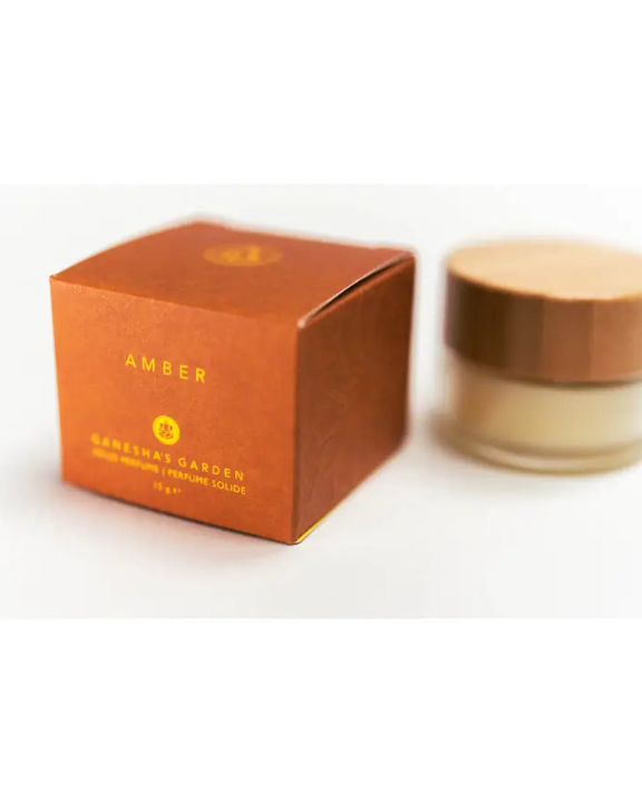 Amber Solid Perfume 🍁 – Tumbled Earth